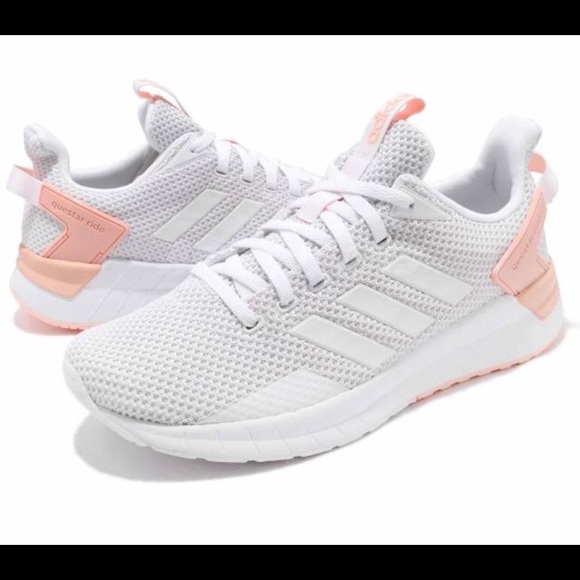adidas | Shoes | Make An Offer Adidas Running Shoe White Pink | Poshmark